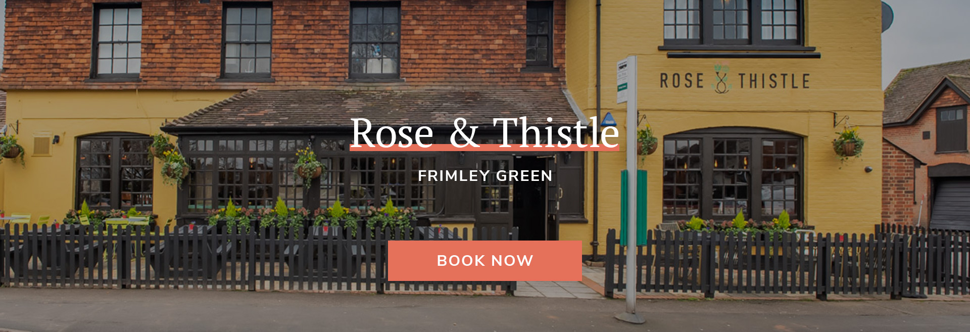 The Rose and Thistle Pub & Restaurant in Camberley, Surrey