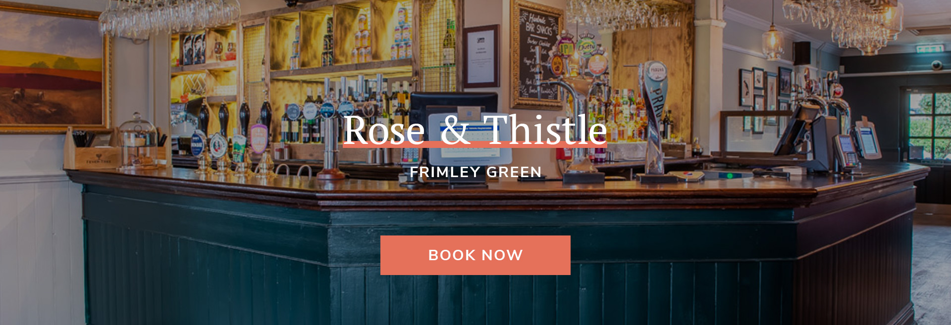 The Rose and Thistle Pub & Restaurant in Camberley, Surrey
