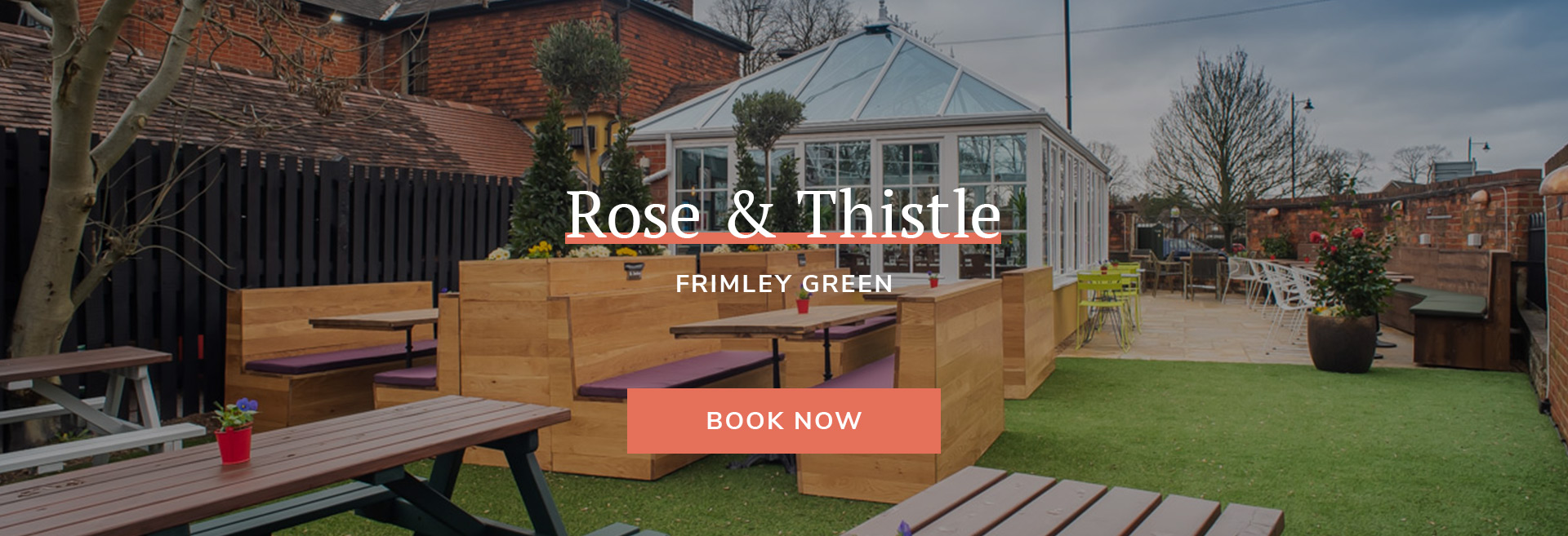 The Rose and Thistle Pub & Restaurant in Camberley, Surrey